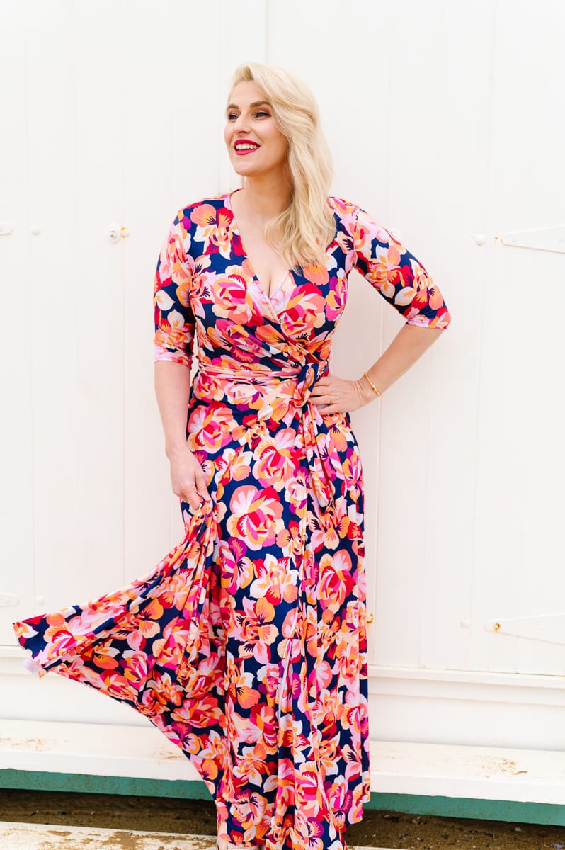 MINA Blue - Wrap Dress – BY SAMANTHA MELBOURNE