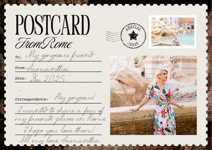 A postcard from Rome: places we had to share with you 💕 – BY SAMANTHA ...