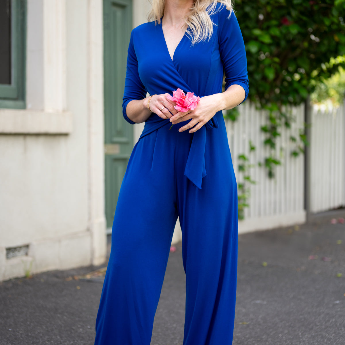 Wrap Jumpsuit Pull-on Style V-neck | size 6-22 Made in Melbourne – BY ...