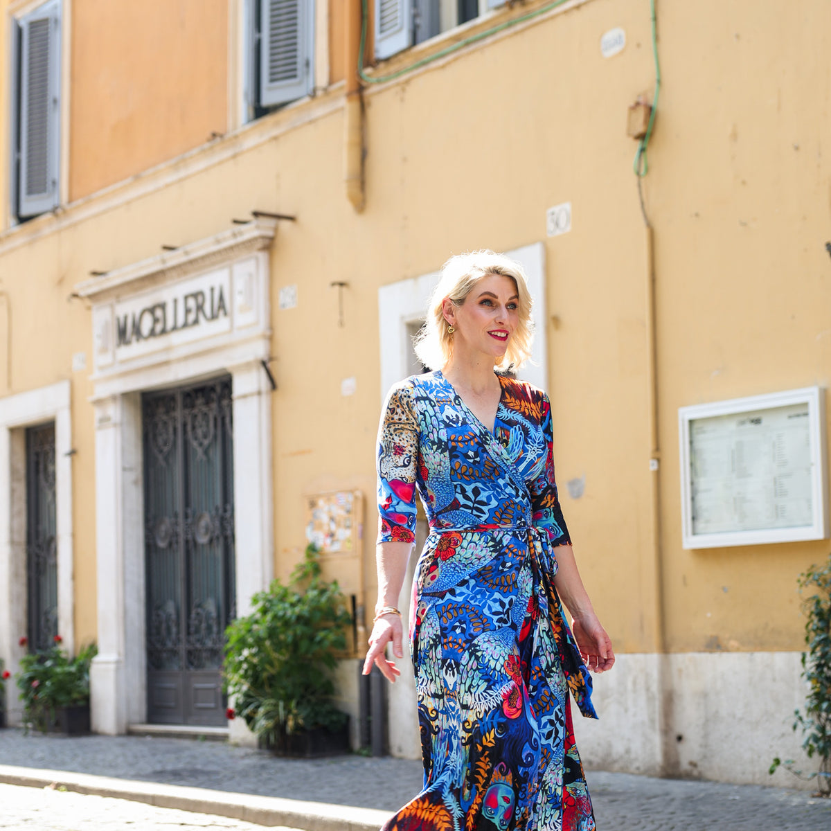 The Lady Wrap Dress – Wearable Art – BY SAMANTHA MELBOURNE
